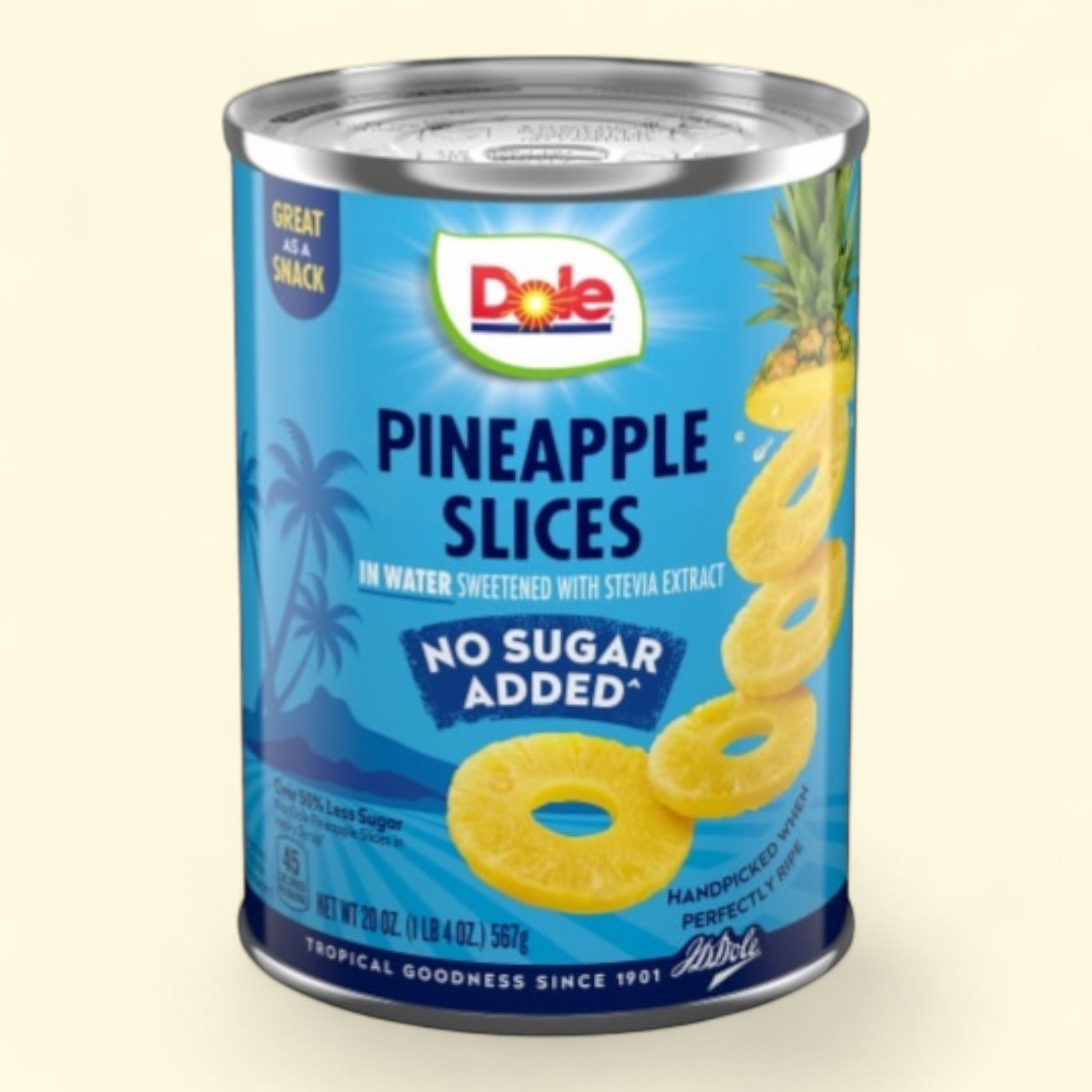 Dole Pineapple Slices, No Sugar Added, 20 oz – Treatspree